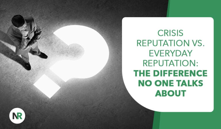 Crisis vs. Everyday Reputation: Key Differences Explained